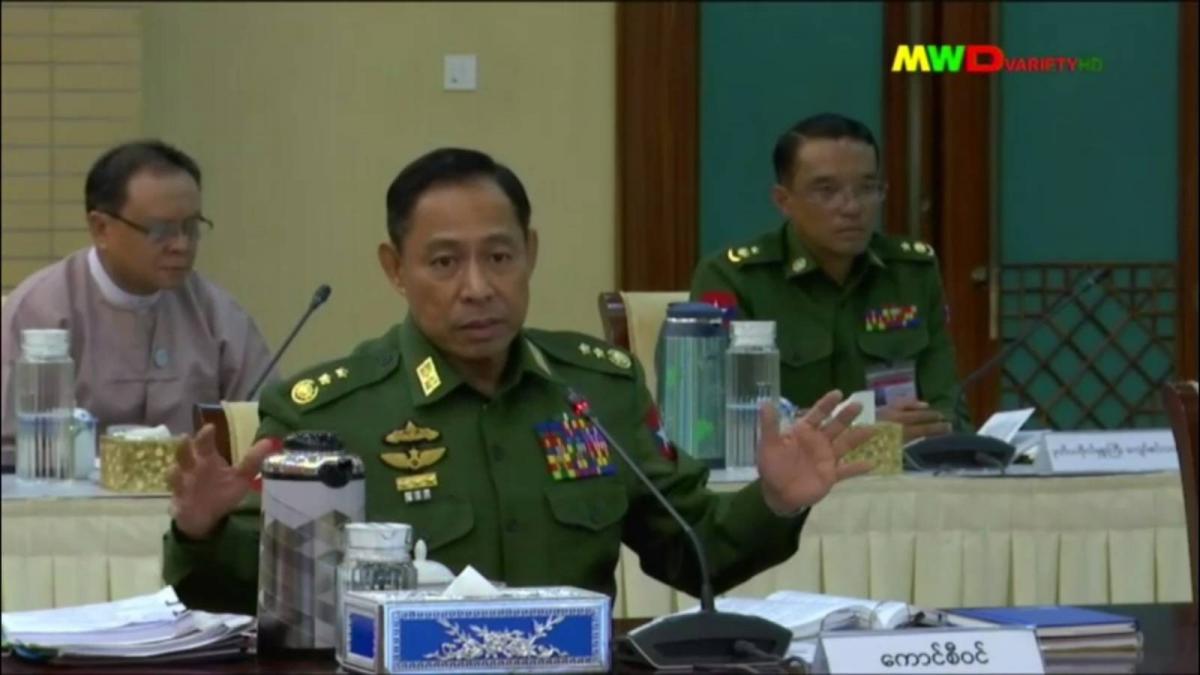 The Military Junta holds talks 5 NCA-Signatory EAOs in Nay Pyi Taw | Burma News International