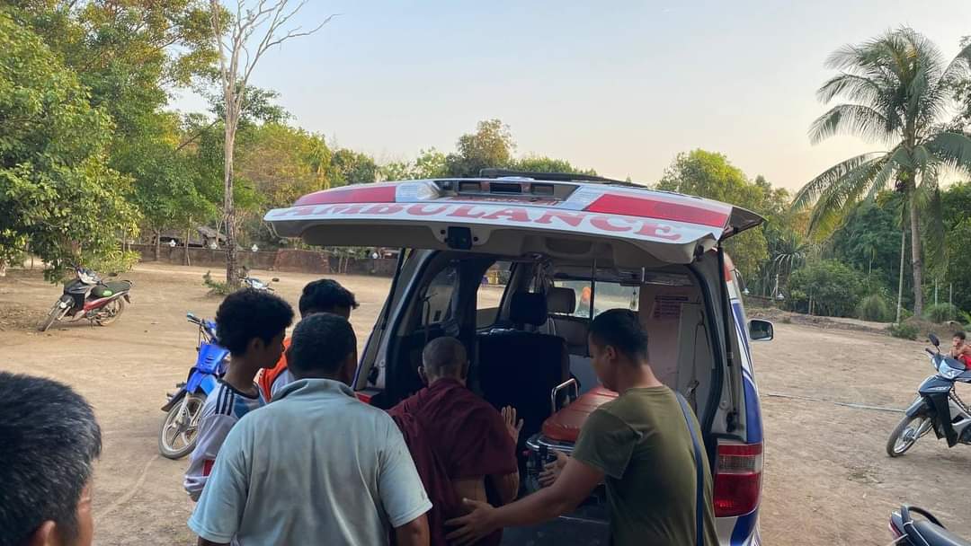 စစ်ကောင်စီ လက်နက်ကြီးကြောင့် ကိုရင်တစ်ပါး ပျံလွန်တော်မူ နိုင်ငံတကာမြန