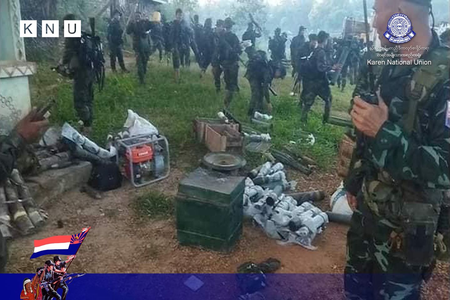 တပ်မဟာ ၃ ၏ စခန်းသိမ်းတိုက်ပွဲတွင် စစ်ကောင်စီ ၁၁ ဦးသေဆုံးပြီး လက်နက်ခဲယမ်းအမြောက်အများသိမ်းဆည