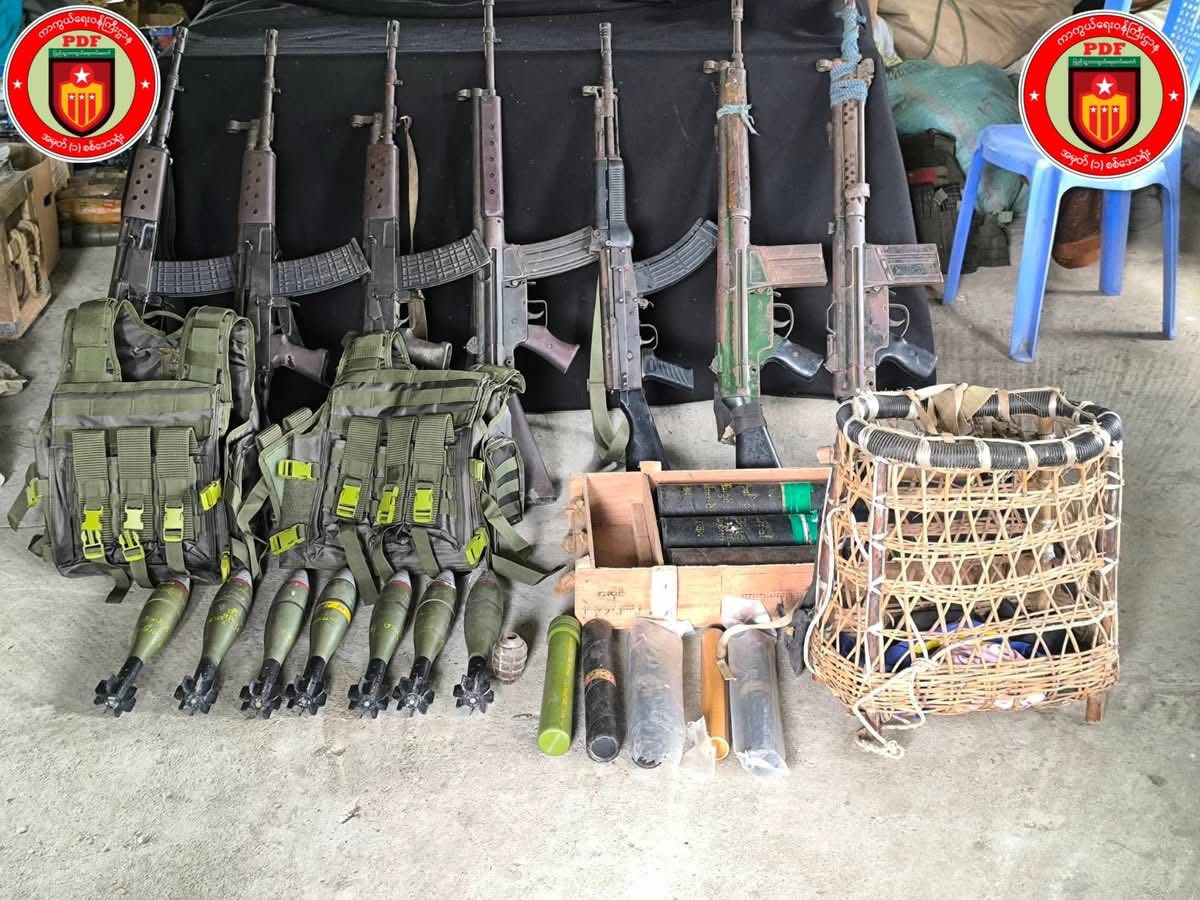 တမူးမြို့နယ် တိုက်ပွဲအတွင်း စစ်ကောင်စီတပ်ဖွဲ့ဝင် ၆ ဦးသေဆုံးပြီး လက်နက်များ သိမ်းပိုက်ရရှိ၊ တော်လ