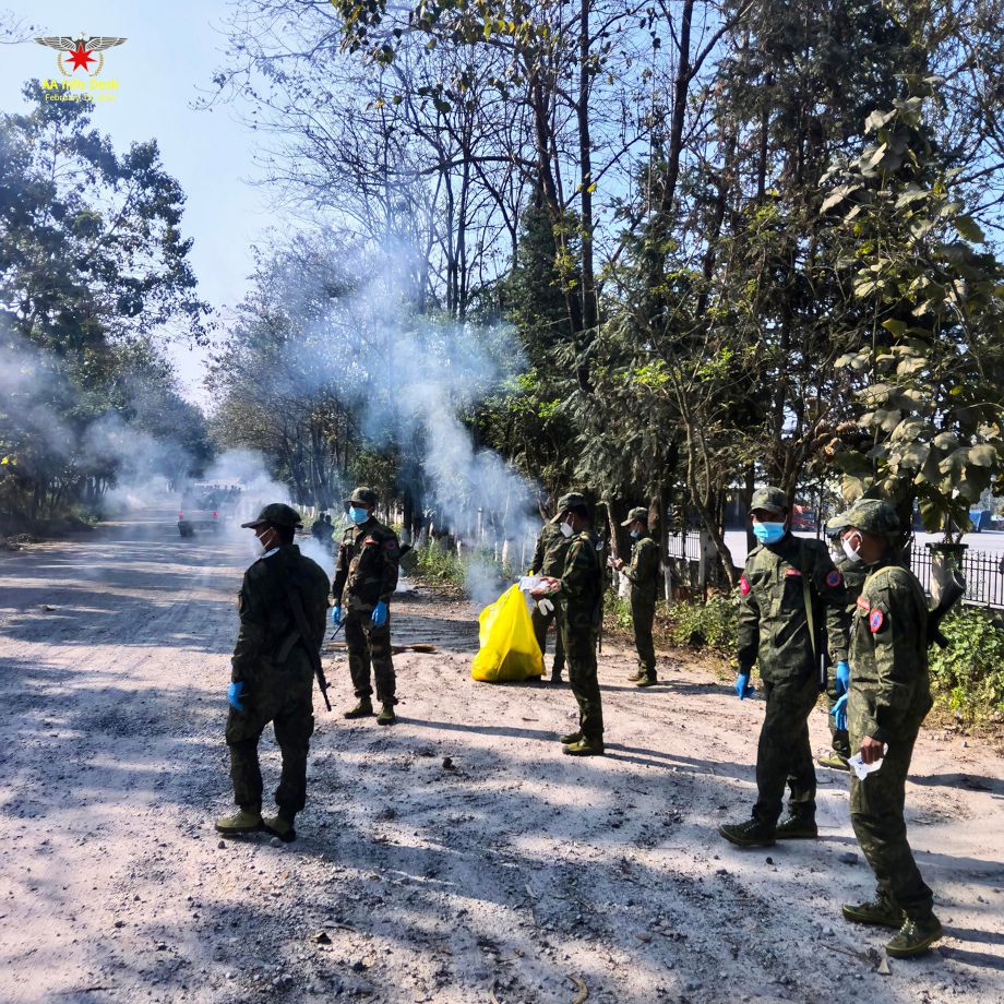 ရက္ခိုင့်တပ်တော် စစ်သည်တော်များ ရှမ်းပြည်မြောက်ပိုင်း ပြည်သူ့အကျိုးပြုလုပ်ငန်းများတွင် ပါဝင်ဆောင