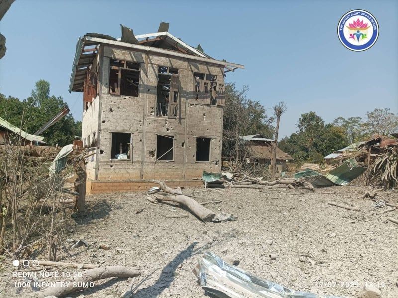 SHRF update details month of junta airstrikes, shelling, and drone bombings in northern Shan ...