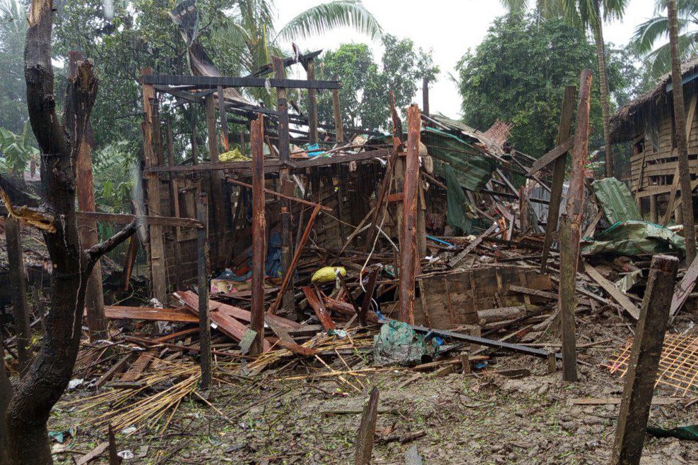 တောင်ကုတ်တွင် လေကြောင်းပစ်ခတ်မှုကြောင့် ကလေးငယ်အပါအဝင် ၄ ဦး သေဆုံး၊ ၇ ဦး ဒဏ်ရာရ နိုင်ငံတကာမြန