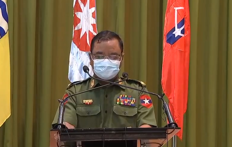 Military spokesman Brig-Gen Zaw Min Tun denies that soldiers are under pressure to vote for pro ...