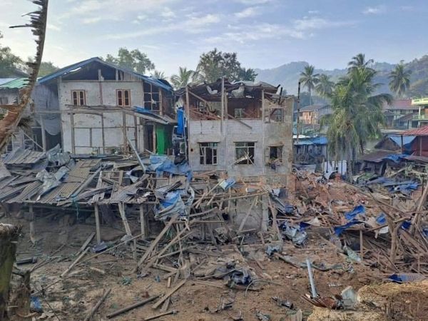 ချင်းပြည်နယ် ပလက်ဝမြို့ကို စစ်ကောင်စီတပ်က လေကြောင်းနဲ့ နှစ်ရက် ဆက်တိုက