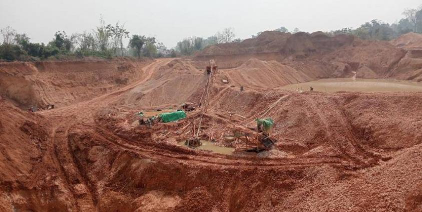 စစ်ကောင်စီစစ်ကြောင်း ဝင်ရောက်လာ၍ အင်းတော်ကြီးဒေသက ရွှေတူးဖော်မှုများ ရပ်နား နိုင်ငံတကာမြန်မာ့သတင်း