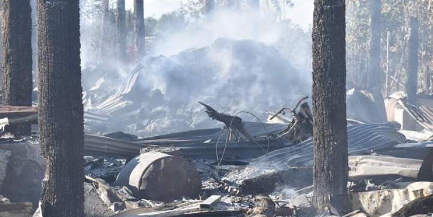 Junta troops killed 5 civilians and set fire to more than 200 houses in ...