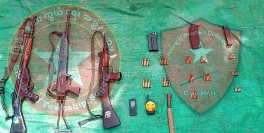 ပစ်ခတ်မှုအတွင်း စစ်ကောင်စီတပ်သား ၈ ဦးသေဆုံး၊ သေနတ် ၃ လက်ကို ချောင်းဦး