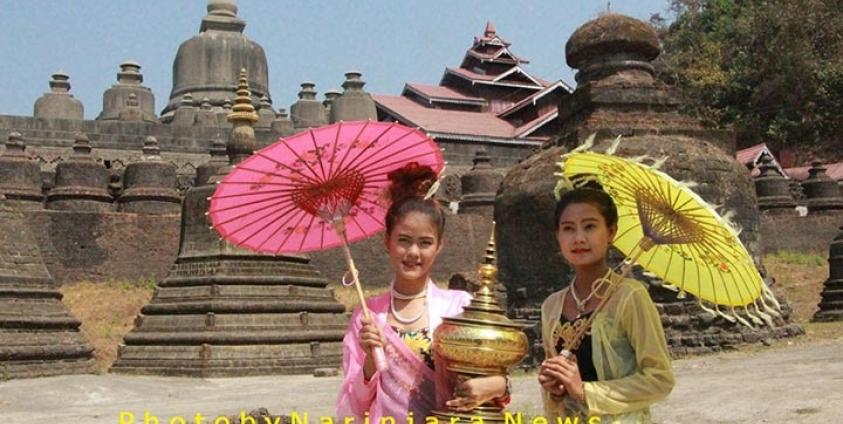 Mrauk U sees increase in visitors getting photographed in traditional Arakan costume | Burma ...