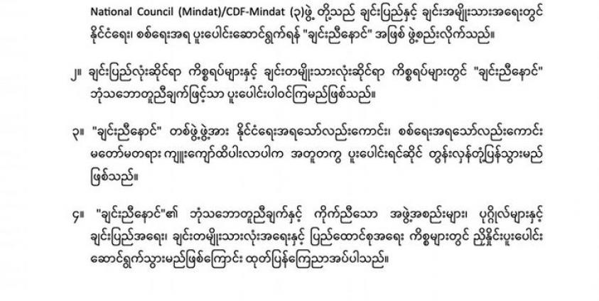 Chin Brotherhood Alliance Emerges as Three Organizations Skip Chinland ...