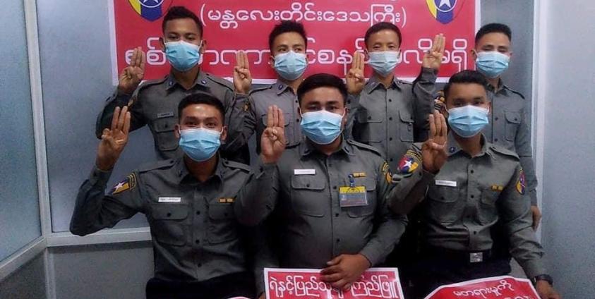 More than 2,000 police officers joined the Civil Disobedience Movement ...