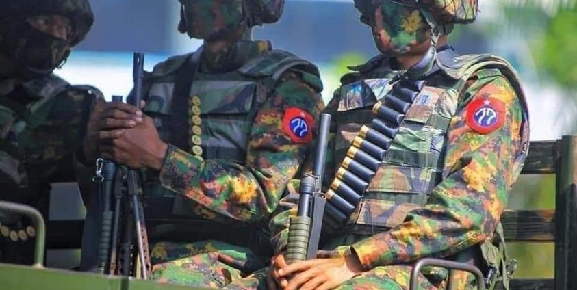 မိုင်းခွဲတိုက်ခိုက်ခံရ၍ တပ်သားများကျဆုံးသွားပြီးနောက် စစ်ကောင်စီတပ်က အနီးဝန်းကျင်ကျေးရွာများမ