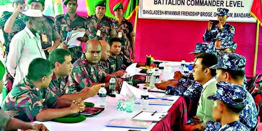 Bangladesh hands over four Border Guard Police detainees to Myanmar ...
