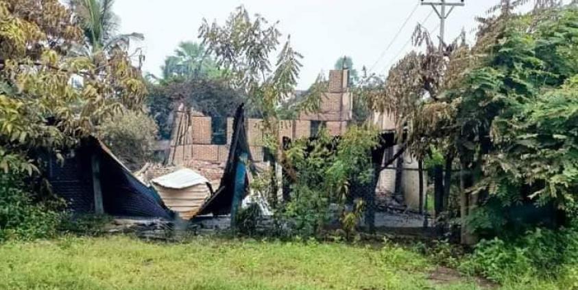 Junta forces leave trail of destruction in Magwe’s Gangaw Township ...