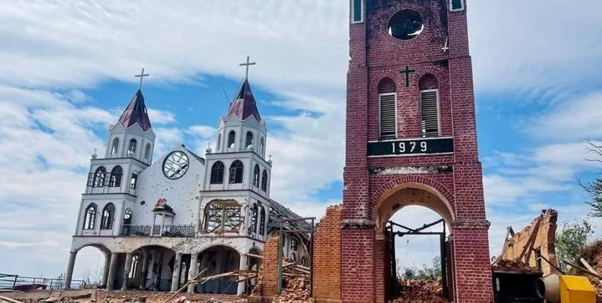 Junta plans to rebuild buildings it previously destroyed in northern ...