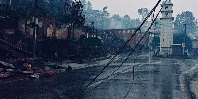 Junta and Chin Resistance Forces Share Control Over Tedim Town | Burma ...