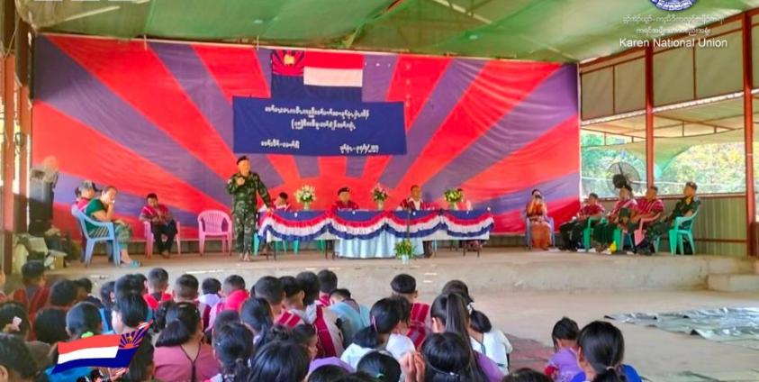 ကရင့်တော်လှန်ရေးနေ့အခမ်းအနားအပြီး ခလယ်လွီထူ ညောင်လေးပင် ခရိုင်တွင် စစ
