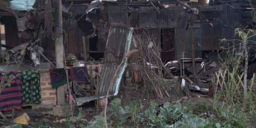 ကျောက်မဲတွင် စစ်ကောင်စီလေကြောင်းဗုံးကြဲမှုကြောင့် ၁၄ နှစ်အရွယ် မိန