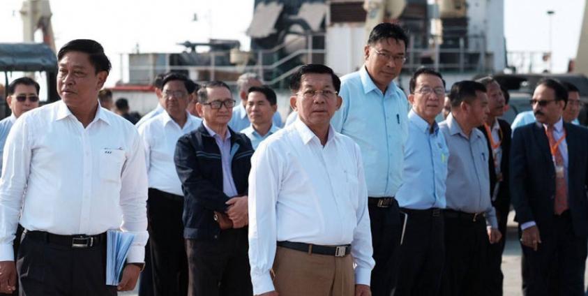 Junta chief Min Aung Hlaing tells Arakanese businessmen to promote ...