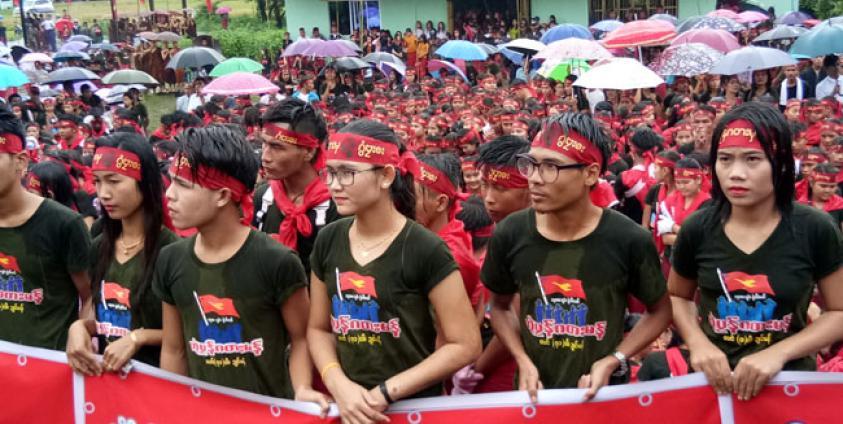 Ethnic Mon people from Karen, Mon states attend Mon Revolution Day ...