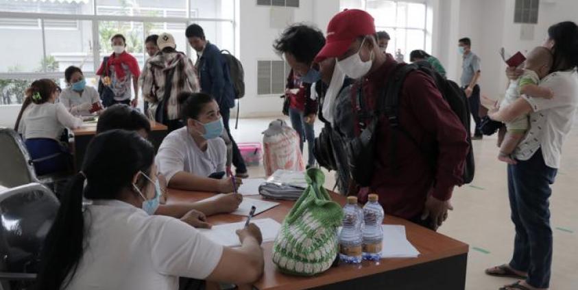 Over 200 migrant workers returning from Bangkok under plan of Myanmar ...