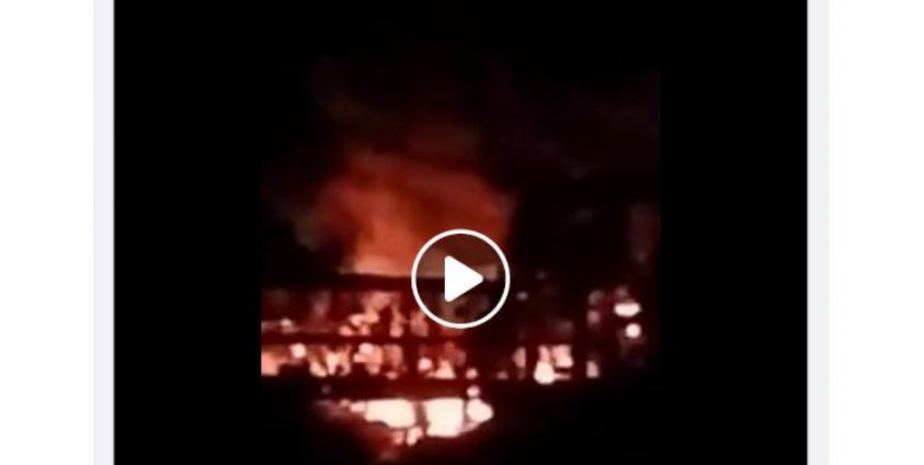 မြန်မာ အိန္ဒိယ နယ်စပ်ကုန်သွယ်ရေးတံတားအနီး ရဲကင်း မီးလောင် နိုင်ငံတကာမြန်မာ့သတင်း