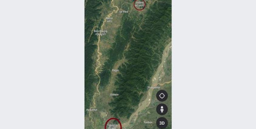 Fierce fighting in Sagaing's Indaw Township | Burma News International