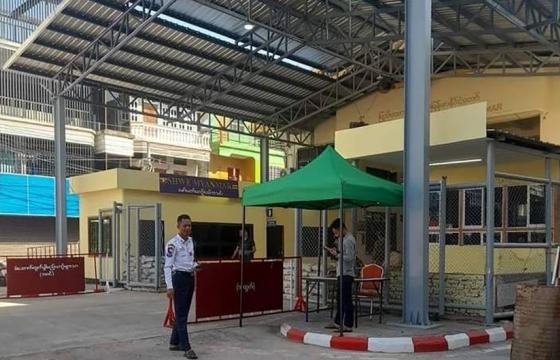 Military checked the guestlist during daytime in Taung Kyar Inn village ...