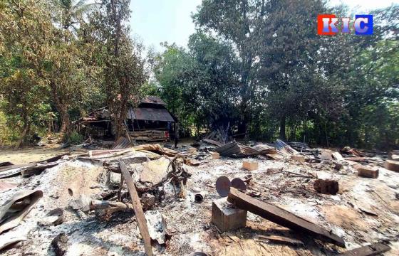 ပုလောတွင် အင်အား ၅၀ခန့်ရှိ စစ်ကောင်စီ ခြေလျင်စစ်ကြောင်း မိုင်းဆွဲတိုက